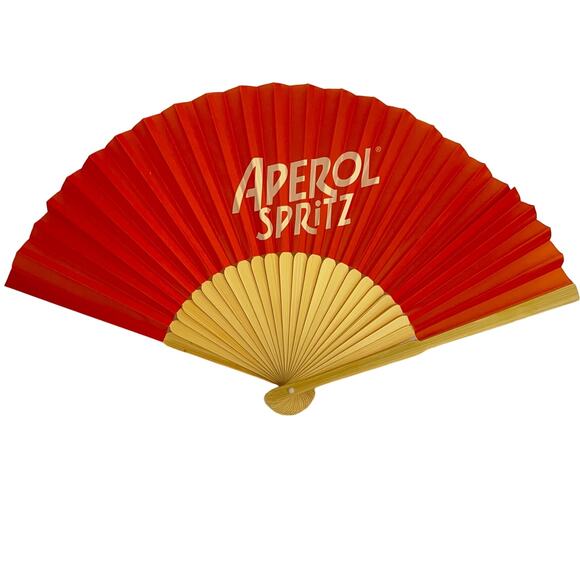 Aperol spritz | Other | Aperol Spritz Hand Fan Wood And Fabric New ...